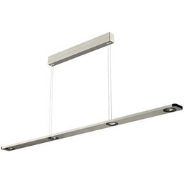 Evotec Pendelleuchte "LIGHT WAVE", Energieeffizienz: G, grau (aluminiumfarben), 4, H: 1,35cm, Leuchten, H&auml;ngeleuchte, H&auml;ngelampe, Pendelleuchte