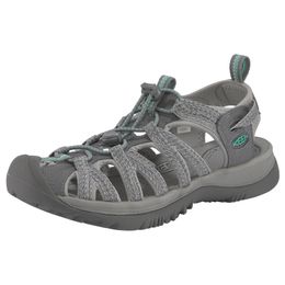 Sandale Keen "WHISPER", Damen, Gr. 37,5, bunt (hellgrau, gr&uuml;n), Synthetik, Schuhe Sandale