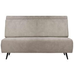 Schlafsofa Home Affaire "Linnea", grau (taupe), B:140cm H:87cm T:94cm, 100% Polyester, Sofas, Schlafsofa, Daybed mit aufklappbarer Liegefl&auml;che, in Webstoff, Veloursstoff, Cord