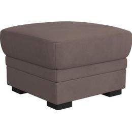 Hocker COTTA "Marcus", braun (mud), B:68cm H:45cm T:68cm, 100% Polyester, Hocker, Hocker, mit Stauraum
