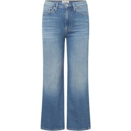 JOOP! Bootcut-Jeans JOOP JEANS "Marie-C", Damen, Gr. 32, N-Gr, blau (bright blau), Denim/Jeans, Obermaterial: 99% Baumwolle, 1% Elasthan, unifarben, ausgestellt lang, Jeans Bootcut-Jeans, mit G&uuml;rtelschlaufen