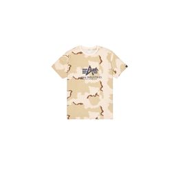 T-Shirt Alpha Industries "Basic T-Shirt BL Camo", Herren, Gr. M, desert camo 91, Obermaterial: 100% Baumwolle, Shirts T-Shirt