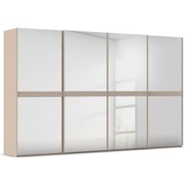 Schwebet&uuml;renschrank Rauch "Kleiderschrank Schrank Garderobe Schlafzimmerschrank SCALE-LINE", braun (fango), B:360cm H:223cm T:68cm, Holzwerkstoff, Schr&auml;nke, Schwebet&uuml;renschrank, edle Optik mit Bauchbinde in Korpusfarbe Spiegelfront MADE IN GERMANY