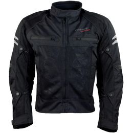 Motorradjacke Roleff "RO 613 Mesh-Blouson" Gr. XXXL, schwarz, Jacken, Damen, 3XL, Obermaterial: 100% Polyester. Innenfutter: 100% Polyester, Motorradjacke, 4 Taschen