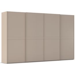 Schwebet&uuml;renschrank Rauch "Kleiderschrank Schrank Garderobe Schlafzimmerschrank SCALE-LINE", braun (fango), B:360cm H:223cm T:68cm, Holzwerkstoff, Schr&auml;nke, Schwebet&uuml;renschrank, edle Optik mit Bauchbinde in Korpusfarbe Dekorfront MADE IN GERMANY