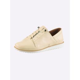 Slipper Andrea Conti, Damen, Gr. 40, creme, Glattleder, Leder, Rindsleder, Schuhe Slipper