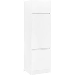 Seitenschrank Optifit "Roth", wei&szlig; (wei&szlig;, wei&szlig;), B:60cm H:206,8cm T:57,1cm, Schr&auml;nke, Seitenschrank, Breite 60 cm