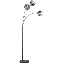 JUST LIGHT Stehlampe "ZEA", schwarz, 3, &Oslash; 25cm H: 160cm, 1 Stk., Leuchten, ExklusiveE14, Stehlampe
