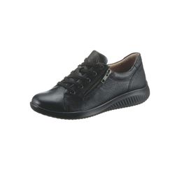 Schn&uuml;rschuh Jomos, Damen, Gr. 39, schwarz, Glattleder, Schuhe Schn&uuml;rschuh