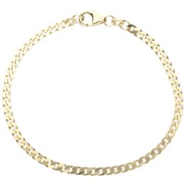 Armband Luigi Merano "Armband Panzerarmband, massiv, Gold 585", gold, Armb&auml;nder, Damen, Gelbgold 585, Armband