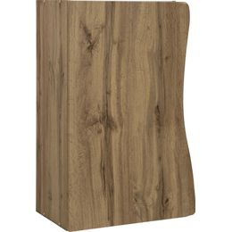 H&auml;ngeschrank KOCHSTATION "KS-Bruneck", braun (wotaneiche), B:50cm H:90cm T:34cm, Holzwerkstoff, Schr&auml;nke, H&auml;ngeschrank, >>Bruneck<< 60 cm breit, f&uuml;r viel Stauraum, hochwertige MDF-Fronten