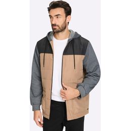 Blouson Marco Donati, Herren, Gr. 56, camel, , R&uuml;ckenteil:100% Polyester, Vorderteil:100% Polyester, Wattierung:100% Polyester, &Auml;rmel:80% Baumwolle, 20% Polyester, meliert, unifarben, Jacken Blouson