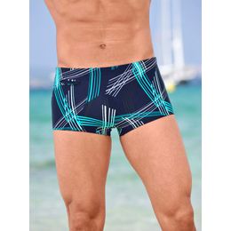 Badehose feel good, Herren, Gr. 8, Normalgr&ouml;&szlig;en, blau (marine), Elasthan, Polyamid, Badehosen Badehose
