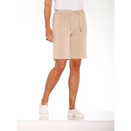 Jeansbermudas Classic Basics, Damen, Gr. 46, Normalgr&ouml;&szlig;en, beige, 98% Baumwolle, 2% Elasthan, unifarben, kurz, Jeans Jeansbermudas