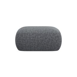 Pouf FLEXLUX "Torino, rund, bodennah, Sitzhocker, Polsterhocker", grau (forrest grau), B:91cm H:46cm T:91cm, Poufs, Pouf, Modernes, organisches Hocker-Design, Kaltschaum, Wellenunterfederung