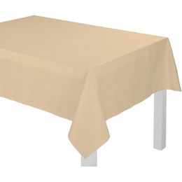Tischdecke WIRTH "Neufahrn" Gr. 2, grau (taupe), B:120cm L:120cm, Kunstfaser, Tischdecken, Tischdecke