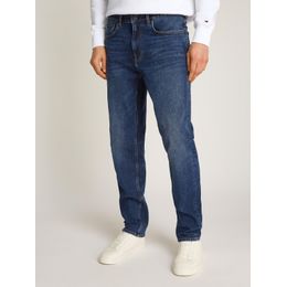 Straight-Jeans Tommy Hilfiger "CORE HARLEM", Herren, Gr. 30, L&auml;nge 36, blau (royal blau), Denim/Jeans, Obermaterial: 99% Baumwolle, 1% Elasthan, Jeans Straight-Jeans