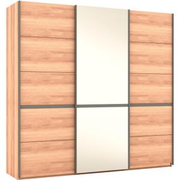 Schwebet&uuml;renschrank Musterring "Sorrent, Kleiderschrank, Schrank, Schiebet&uuml;ren", braun, B:250cm H:236cm, Schr&auml;nke, Schwebet&uuml;renschrank, T&uuml;ren in Eiche massiv mit Kassetten-Optik, verschiedene Ma&szlig;e verf&uuml;gbar