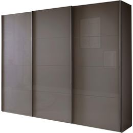 Schwebet&uuml;renschrank Wiemann "Phoenix, Made in Germany, modernes Design, Highlight, Blickfang", havanna, dekor, B:295cm H:217cm T:67cm, Schr&auml;nke, Schwebet&uuml;renschrank, maximaler Staurraum, inkl.Einlegeb&ouml;den, W&auml;scheb&ouml;den u. D&auml;mpfer