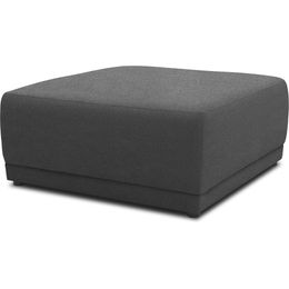 Hocker DOMO collection "800007", grau, B:100cm H:45cm T:100cm, 100% Polyester, Hocker, Hocker, nach Wunsch zusammenstellbar