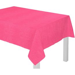 Tischdecke WIRTH "Lahnstein" Gr. 4, pink, B:130cm L:190cm, Polyester, Tischdecken, Tischdecke