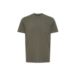 T-Shirt Casual Friday "T-Shirt CFJASPER m&eacute;lange tee with chest pocket", Herren, Gr. XXL, gr&uuml;n (winter moss melange), Obermaterial: 100% Baumwolle CO., Shirts T-Shirt