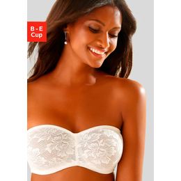 B&uuml;gel-BH Nuance, Damen, Gr. 75, Cup B, beige (creme), Spitze, Obermaterial: 88% Polyamid, 12% Elasthan, BHs B&uuml;gel-BH, mit abnehmbaren Tr&auml;gern und Details aus blumiger Spitze