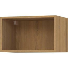H&auml;ngeschrank KOCHSTATION "KS-Scafa", braun (eiche astig), B:60cm H:30cm T:37cm, Schr&auml;nke, H&auml;ngeschrank, in meheren Breiten, H&ouml;he 30 cm, wahlweise T&uuml;rschlag rechts oder links