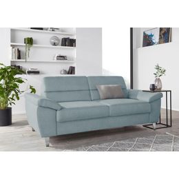 Sit & More 2,5-Sitzer SIT & MORE "Sorano", blau (aqua), B:208cm H:88cm T:91cm, Sofas, 2 5-Sitzer, Breite 208 cm