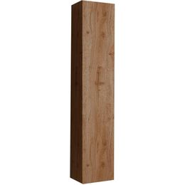 H&auml;ngeschrank Welltime "Hamburg", braun (eiche cadiz nb), B:25cm H:138cm T:26cm, FSC-zertifizierter Holzwerkstoff, Schr&auml;nke, H&auml;ngeschrank, Badschrank mit 1 T&uuml;r, H&ouml;he 138 cm, Breite 25 cm