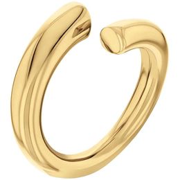 Fingerring Calvin Klein "CK SPIRAL" Gr. 56, gold (gelbgoldfarben), Fingerringe, Damen, 56, Edelstahl, 11mm, Fingerring