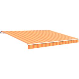 Gelenkarmmarkise Wismar "Classic", orange (orange, gelb), B:400cm H:25cm, Polyacryl, Markisen, Gelenkarmmarkise