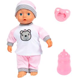 Babypuppe BAYER "Kiss Baby, 36cm", rosa (wei&szlig;, rosa), Puppen, Baby, Babypuppe
