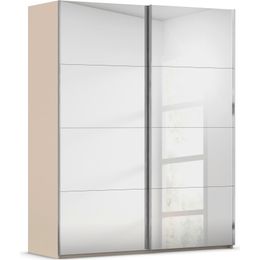Schwebet&uuml;renschrank Rauch "Kleiderschrank Schrank Garderobe Schlafzimmerschrank SCALE-FYRA", braun (fango), B:181cm H:223cm T:67cm, Holzwerkstoff, Schr&auml;nke, Schwebet&uuml;renschrank, edle viergeteilte T&uuml;ren, Spiegelfront und viele Farben MADE IN GERMANY
