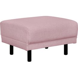 Polsterhocker Home Affaire "AGNIA B/T/H: 70/64/43 cm", rosa, B:70cm H:43cm T:64cm, 100% Polyester, Hocker, Polsterhocker, passend zur Serie, auch in Cord und Boucl&eacute;