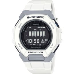 Smartwatch Casio G-SHOCK, wei&szlig; (wei&szlig;, wei&szlig;), Smartwatches, Herren, Smartwatch, Armbanduhr, Herrenuhr, Bluetooth, bis 20 bar wasserdicht