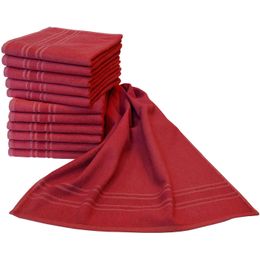 Handt&uuml;cher Dyckhoff "Saphir Friseurhandt&uuml;cher", rot (bordeaux), B:47cm L:85cm, Frottier, Frottier, Handt&uuml;cher, Handt&uuml;cher, Farbecht und besonders strapazierf&auml;hig, 47x85 cm
