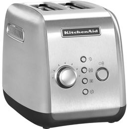 KitchenAid Toaster "5KMT221ESX Edelstahl", edelstahl, B:28,6cm H:21cm T:18,4cm, Toaster, Toaster
