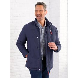 Langjacke CLASSIC, Herren, Gr. 58, blau (marine), 100% Polyester, Wattierung:100% Polyester, unifarben, Jacken Langjacke