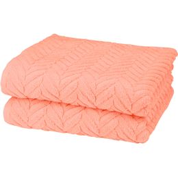 Handt&uuml;cher Ross "Sensual 9001", orange (peach pink), B:50cm L:100cm, Frottier, Obermaterial: 100% Baumwolle, Handt&uuml;cher, Handt&uuml;cher, 100% Baumwolle