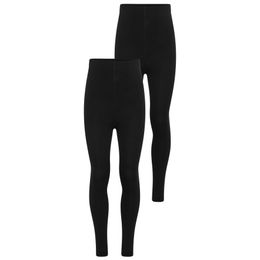 Leggings HEATKEEPER, Jungen, Gr. 92/98, N-Gr, schwarz, Web, Obermaterial: 90% Polyester, 10% Elasthan, unifarben, Basic, figurbetont lang, Hosen Leggings, eng anliegend, langes Bein, elastischer Bund
