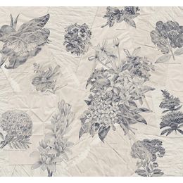 Vliestapete Komar "Digitaldruck Vlies - Botanical Papers - Gr&ouml;&szlig;e 400 x 280 cm", braun (braun, schwarz), B:400m L:280m, Vlies, Tapeten, Vliestapete, Wohnzimmer, Schlafzimmer