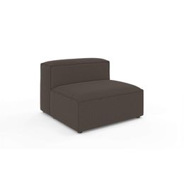 Sessel OTTO HOME "HAILY Sofa-Mittelelement, Ma&szlig;e B/T/H: 100/100/72 cm", braun, B:100cm H:72cm T:100cm, 100% Polyester, Sessel, Sessel, als Modul oder separat verwendbar, f&uuml;r individuelle Zusammenstellung