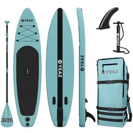 Inflatable SUP-Board YEAZ "SUP Board und Kit BAIA - EXOTRACE PRO - SET", blau, Wassersportboards, Inflatable SUP-Board