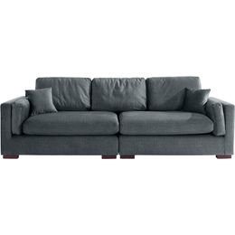 Big-Sofa Home Affaire "Fresh Pond", blau (pacific), B:290cm H:95cm T:96cm, 100% Polyester, Sofas, Big-Sofa, in vielen Bezugsqualit&auml;ten und Farben, B/T/H: 290/96/95 cm
