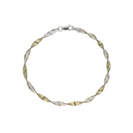 Armband Firetti "Schmuck Geschenk Silber 925 Armschmuck Armkette Fantasie", gold (silberfarben, gelbgoldfarben), Armb&auml;nder, Damen, 19cm, Silber 925 (Sterlingsilber), Armband