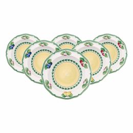 Villeroy & Boch Schale VILLEROY & BOCH "Salatschalen French Garden Fleurence &oslash; 20,5 cm 6er Set bunt", bunt, L:20,5cm, Sch&uuml;sseln, Schale