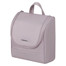 Kulturbeutel Samsonite "MOVE JOURNEY", Damen, Gr. B/H/T: 21cm x 23cm x 10cm, light beige, Nylon, Polyester, Taschen Kulturbeutel, Hanging Toilet Kit Kulturtasche