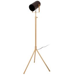 Kayoom Stehlampe "Stehlampe Celeste 325", gold (schwarz, gold), 1, H: 133cm, 1 Stk., Leuchten, modern, hochwertig, justierbar, Stehlampe