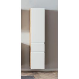 Seitenschrank Welltime "S&ouml;lden", wei&szlig; (matt wei&szlig;), B:40cm H:180cm T:35cm, MDF, Schr&auml;nke, Seitenschrank